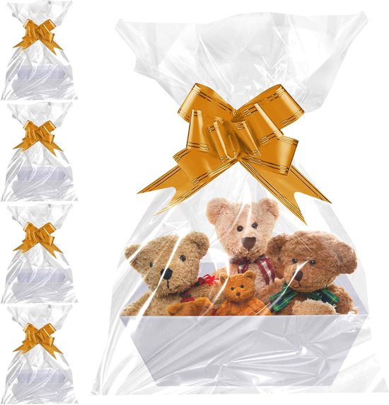 Kerst Cadeaumand 5 stuks 25 x 17 x 9 cm kartonnen geschenkmand ...