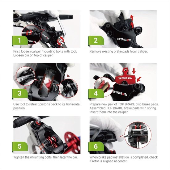 Schijfremblokken voor Magura 4 Piston MT5-MT7-MT5e-MT7 - BD19-P - Kopen | bol