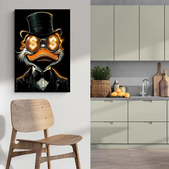 Dollar Poster | Eend Poster | Dier Poster | Geld Poster | Kunst Poster ...