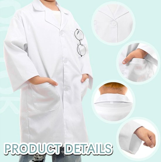 Children's lab coat role play costume for boys and girls - campus ...