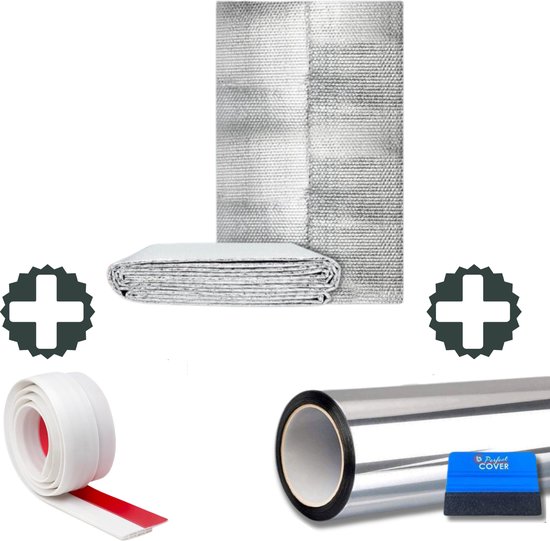 Avoid Isolatie Set – Tochtstrip Wit 100cm x 5cm, Radiatorfolie 50cm x ...