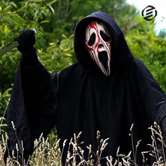 Equivera Ghostface Masker - Scream Masker - Halloween Masker ...