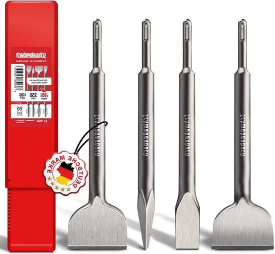 SDS PLUS Beitel Set 25mm 50mm schuin puntige beitel EXTREMEEL ROBUUST ...