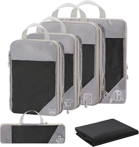 Packing Cubes Backpack - Koffer Organizer Set - Voor Backpack & Koffer ...