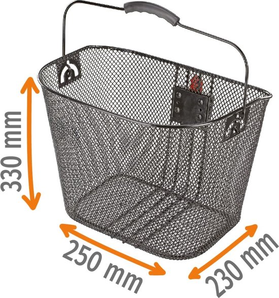 Equivera Fietsbak - Fietsmand - Fietskrat - Fiets Mand - Fietsmanden ...