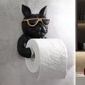 Toiletrol Houder Gangster Bulldog - Wcrol - Grappig - Hond - WC Rol | bol
