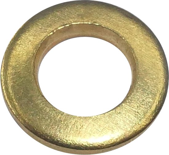 50 stuks platte schijven M6 Ø buiten 12 mm dikte 16 mm - DIN 125 ...