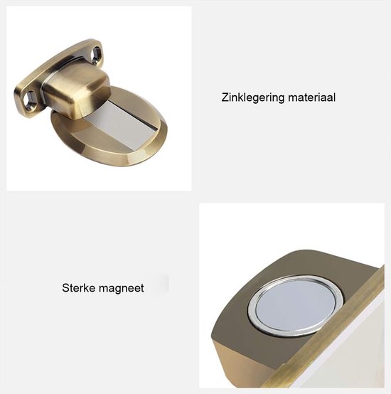 Sterke Magnetische Deurstoppers Set - Zware Stalen Deurvangers - 3M ...
