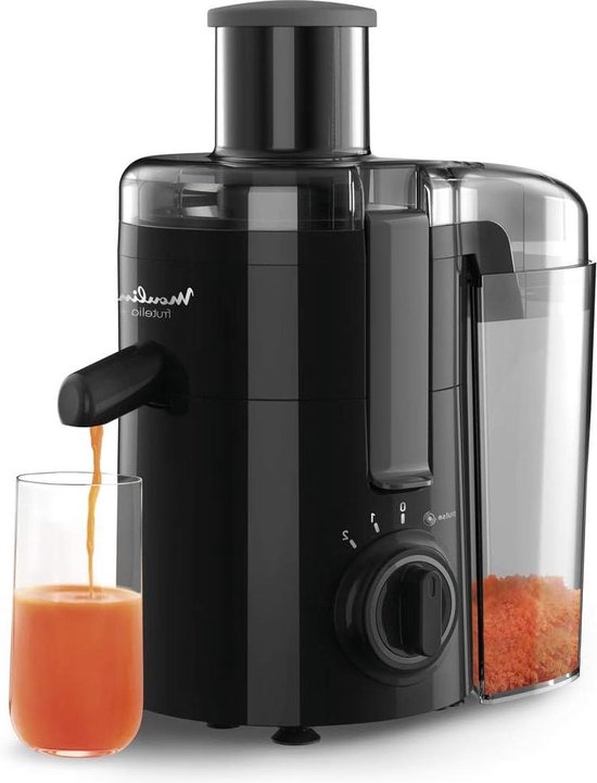 Sapcentrifuge vruchtvlees groenten capaciteit 950 ml zwart met vitamine ...