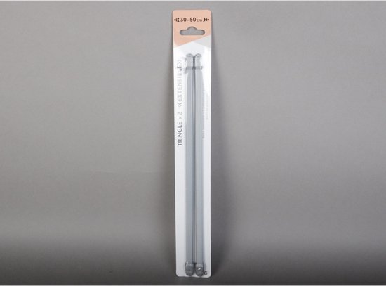 30-50 cm -Gifi Diffusion - Uitschuifbare gordijnroede - zilvermetaal ...