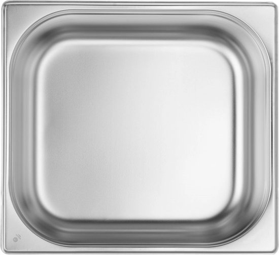 HENDI GN-container 2/3 – Budget Line – 9L – 354x325x100 mm – lichtgewicht roestvrij staal | bol