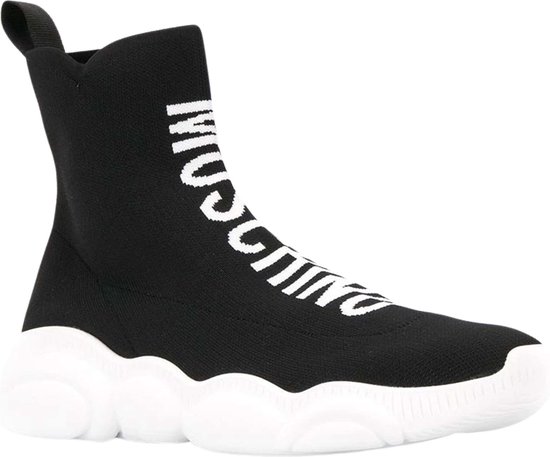 Moschino Heren High Top Sneaker Zwart maat 45 | bol.com