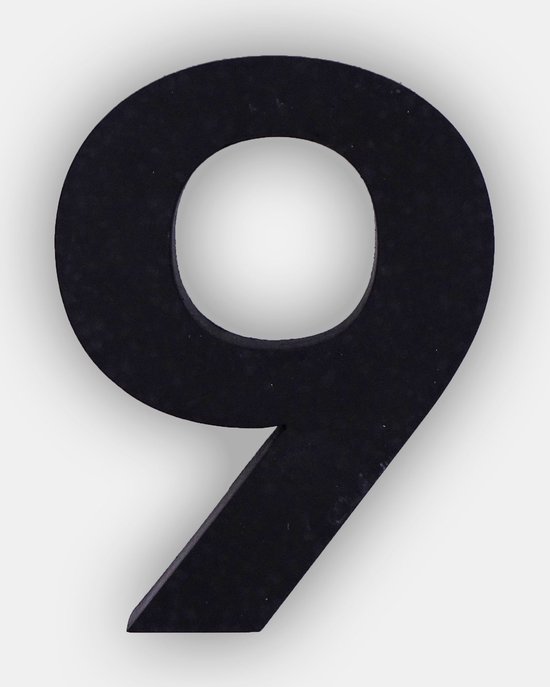 Cijfer 9 (negen) huisnummer 3D 170mm | bol.com