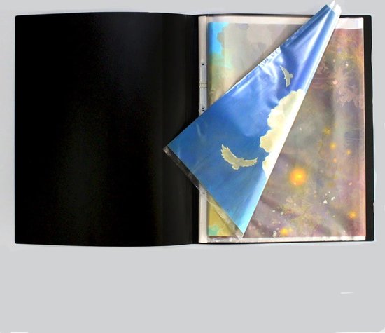 Portfolio Map A2 - Tekenmap Zwart - Showmap - Presentatiemap - 6 Gaten ...