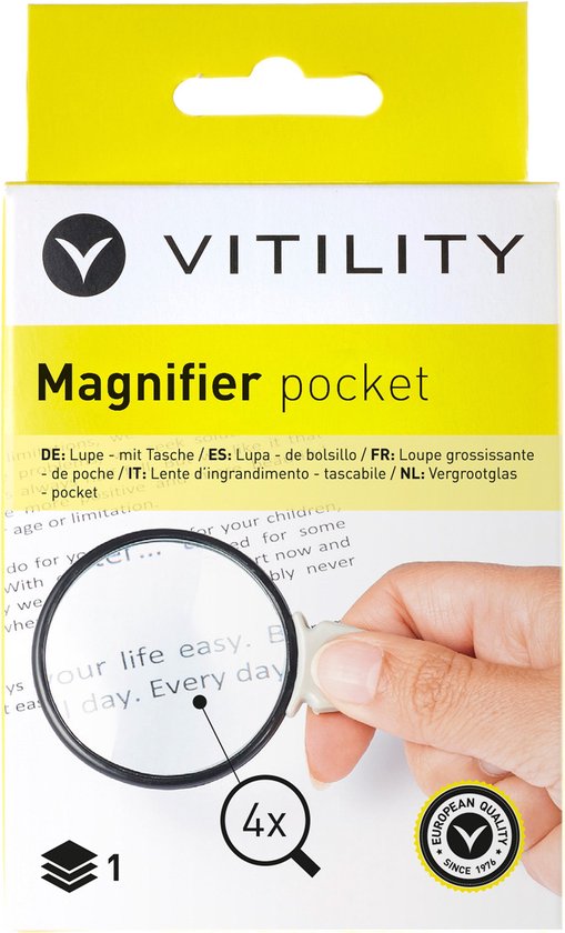 VITILITY - Vitility Vergrootglas - pocket - Comfort Hulpmiddel ...