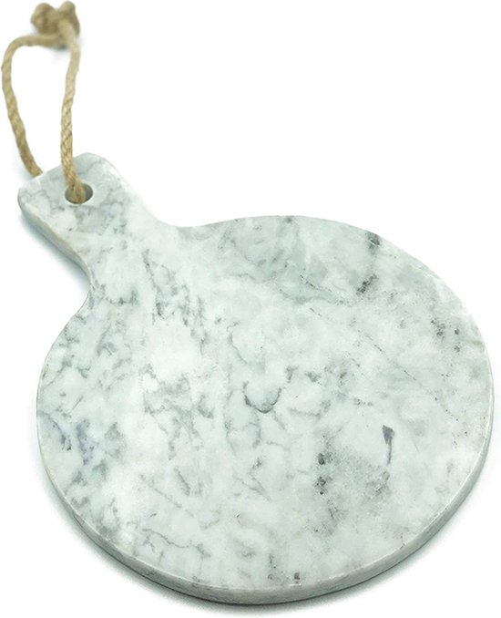 Culistar Borrelplank - Serveerplank - Marmer - 18cm diameter | bol