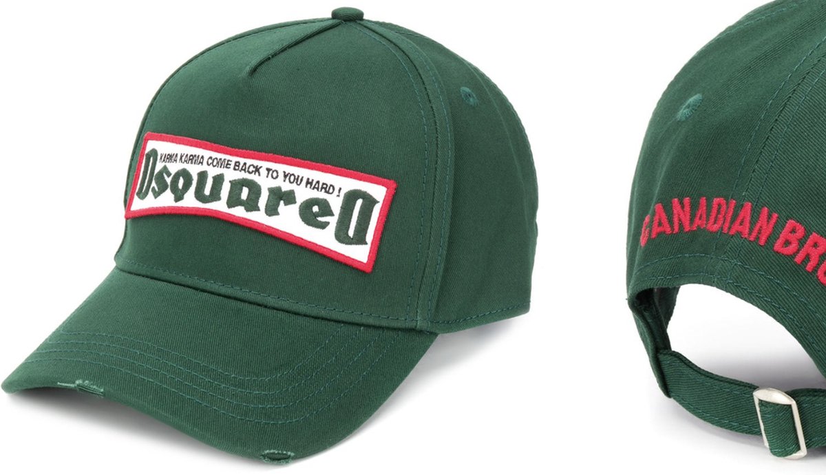 Dsquared - Sportcap - Groen | bol.com