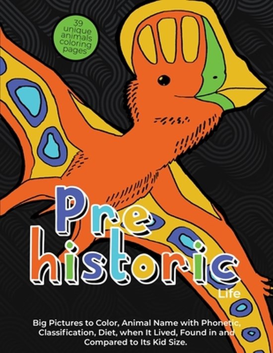 Coloring and Learning Book for Kids- Prehistoric Life, Millie & Milin ...