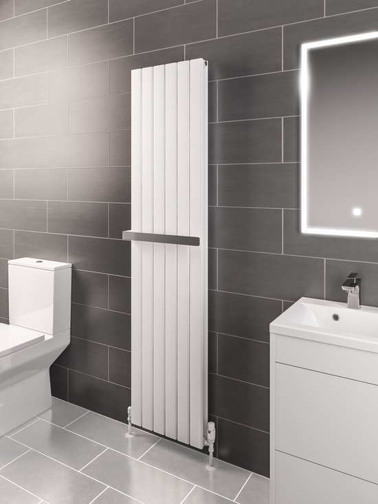 Eastbrook Hadleigh - Verticale Radiator Mat Wit 180x27,5cm | bol.com