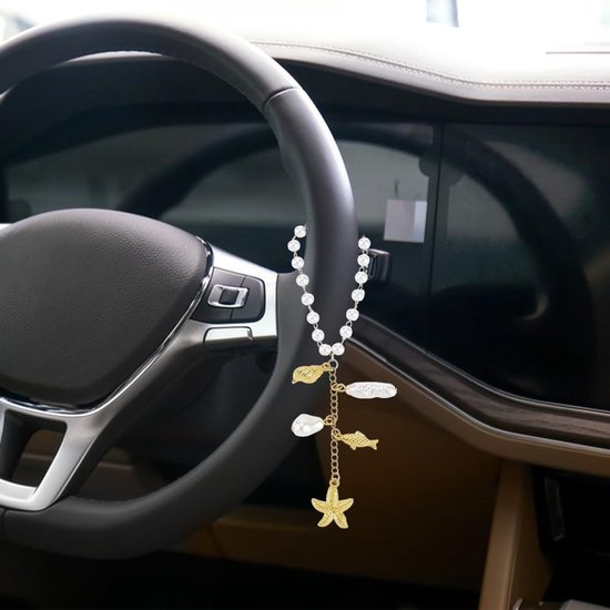 Zeester Rozenkrans - Auto Hanger - Auto Decoratie - Met Schelp Vis ...