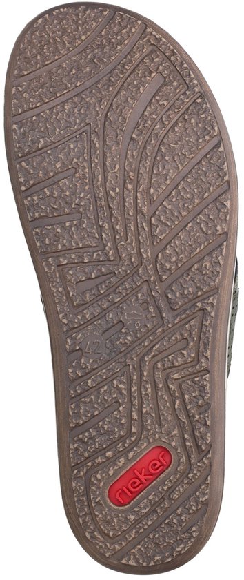 Rieker Teenslippers Teenslippers - Groen - Maat 43 | bol