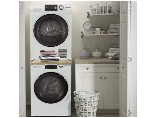 Universeel stapel-/verbindingsframe voor wasmachine en wasdroger met ...