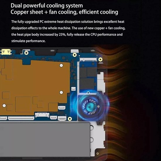 7 Inch Touch Screen Pocket Mini Laptop Win 10 Handheld PC met 12GB RAM ...