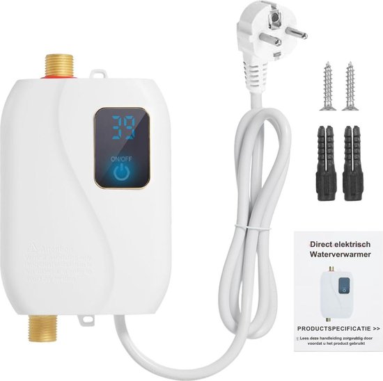 DD - Doorstroomverwarmer - Keukenboiler - Doorstroom Boiler - Met ...