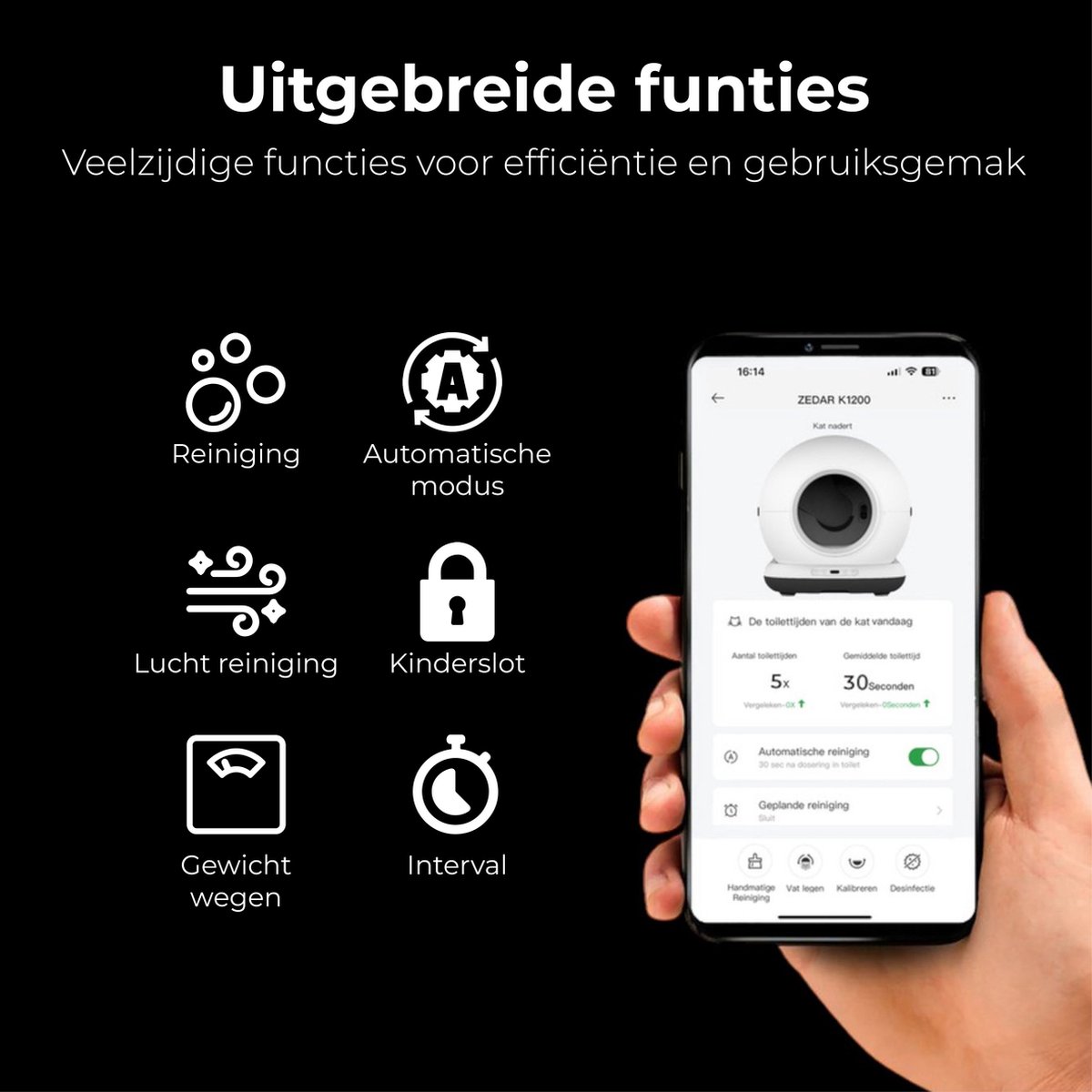 Zedar K1200 Review: mijn ervaring met deze automatische kattenbak