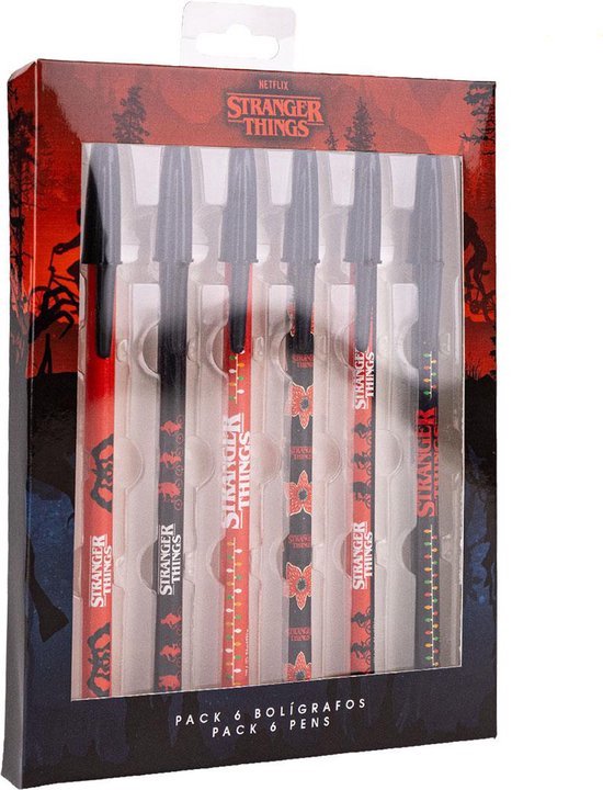 Stranger Things: Pen 6-Pack | bol