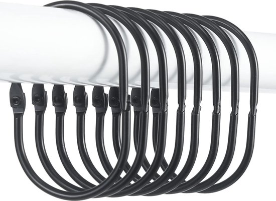 La'Moussawi ® en Stijlvolle Metalen Ringen voor Douchestang met ...