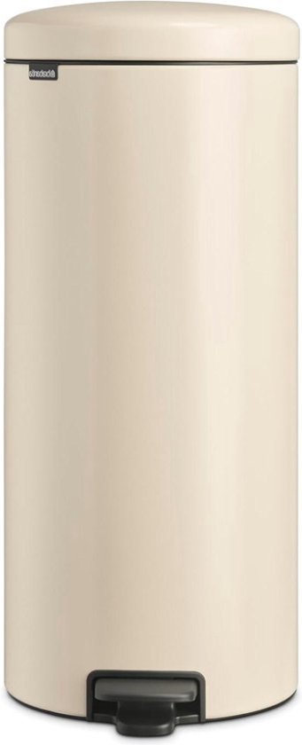 Prullenbak Kunststof Binnenemmer Soft Beige 30 Liter voor huisafval - Koop nu!... | bol