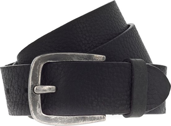 Vanzetti Leren Riem Denim Love 40mm Full Leather Belt W85 Black Zwart | bol