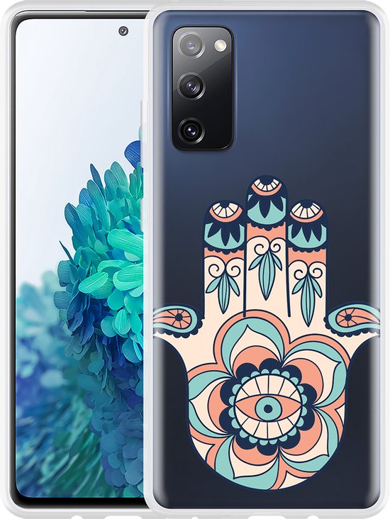 Cazy Hoesje geschikt voor Samsung Galaxy S20 FE - Hand Ornament | bol