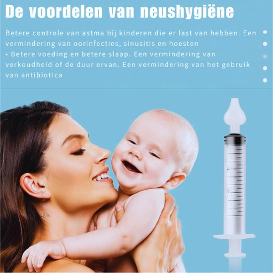Neuspuit voor Baby - Babyspuit met Schaalverdeling 10 ml en Neus ...