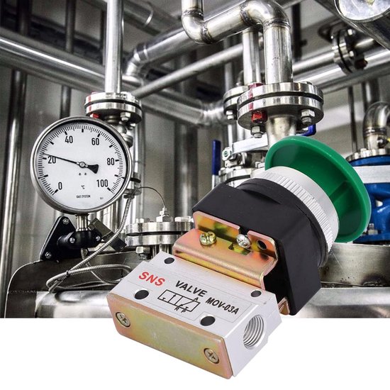 Pneumatische mechanische klep 2-standen 3-weg MOV-03A G1 / 8 "PT -... | bol