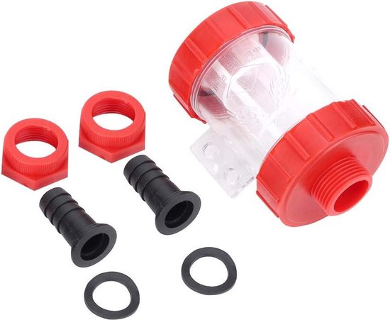 In-Line Mesh Filter Waterpomp High Flow Transparant Polyester Scherm ...