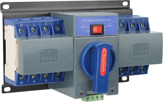 Mini 63A 4P Dual Power Automatische Overdrachtschakelaar ...