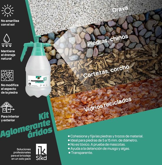 Sikd - Grindstabilisator 5L - grindbindmiddel - geschikt voor tuin en ...