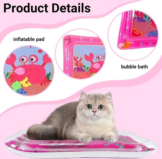 Interactieve sensorische waterspeelmat voor katten ...