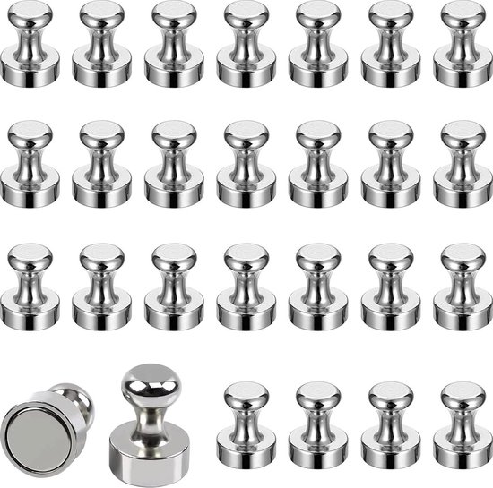 26 stuks neodymium magneten extra sterk voor magneetbord verpakt met ...