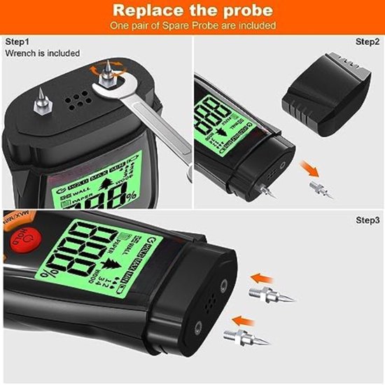 Lexium Vochtmeter - Hygrometer - Vochtmeter muren - Vochtmeters ...