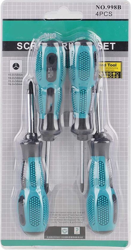 4Pcs Y Type Screwdriver Set - 3 Point Screwdriver With Magnetic ...