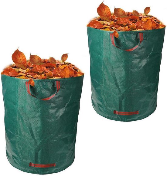 Set van 2 Tuinzakken 272 Liter - Herbruikbare Afvalzakken voor ...
