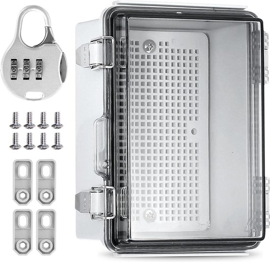 Waterdichte Verdeeldoos IP66 voor Buiten - Opbouwverdeelkast met Slot ...