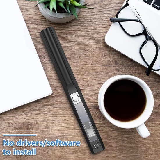 Documentscanner 900 dpi voor A4-documenten - draagbare fotoscanner ...