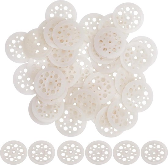 100 stuks kunststof sluitringen - polypropyleen plafondschijf - stijve ...