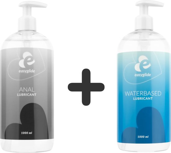 EasyGlide Anaal Glijmiddel op Waterbasis - 1000ml - EasyGlide ...