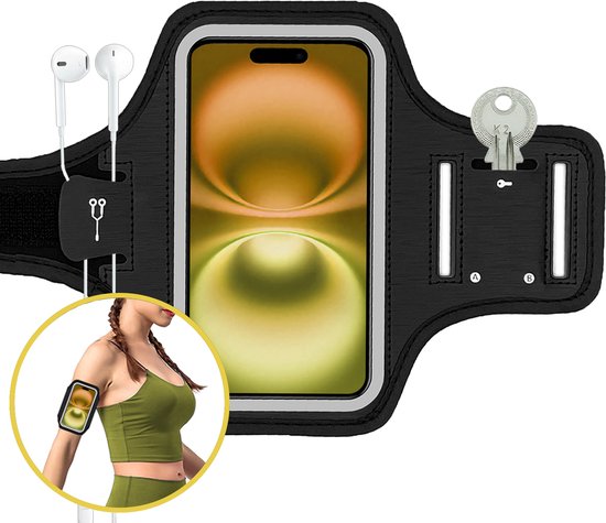 Hardloop Telefoonhouder Met Opbergvak Waterdicht Hardloopband ...
