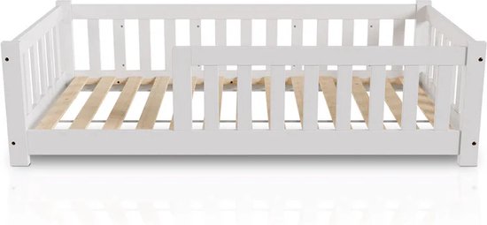 Kinderbed Naya - 80 x 160 cm - Wit | bol